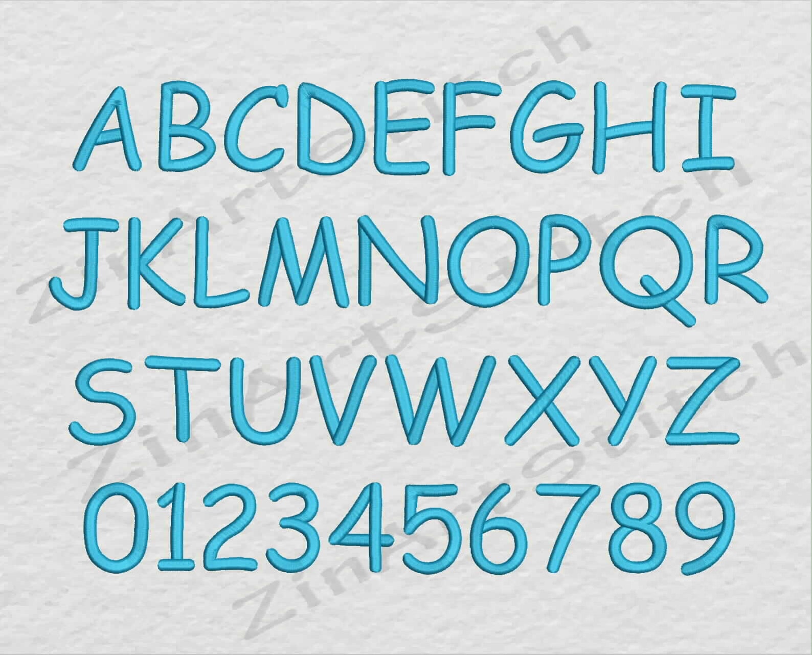 Comics Embroidery Font Machine Embroidery Design Instant - Etsy