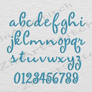 Bluebell Embroidery Font Machine Embroidery Design Instant Download ...