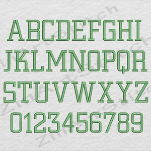 Civic Embroidery Font Machine Embroidery Design Alphabet Monogram ...