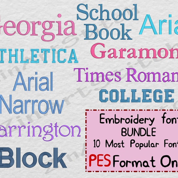 Pes Format - Etsy