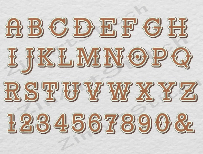 Retro Pop Embroidery Font Machine Embroidery Design Instant - Etsy