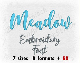 Michelle Embroidery Font Machine Embroidery Design Instant - Etsy
