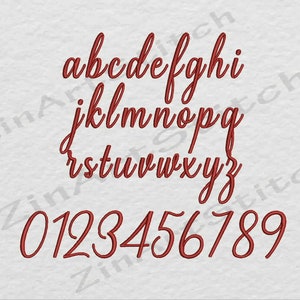 Nightingale Script Embroidery Font - Machine Embroidery Design ...