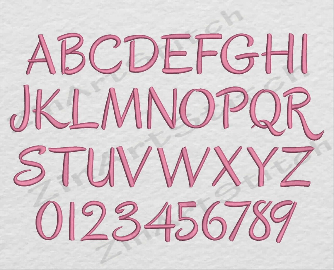 Oregano Embroidery Font - Machine Embroidery Design - Instant Download ...