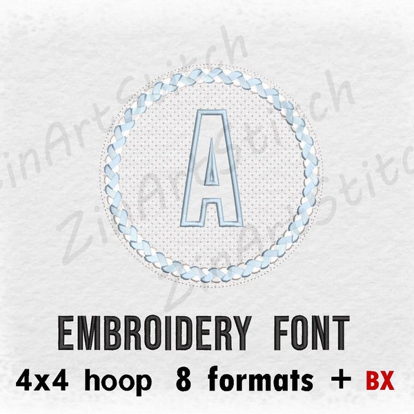 Embossed Letters for Embroidery - Etsy