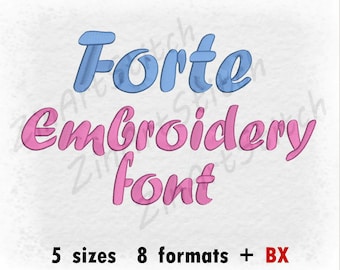 Georgia Embroidery Font Machine Embroidery Design Instant | Etsy