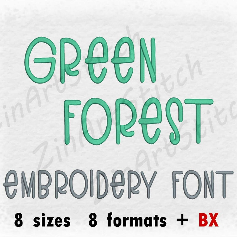 Forest Calligraphy - Etsy