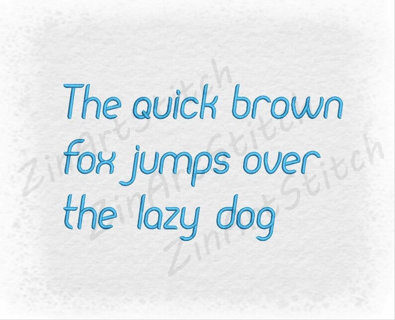 Pathway Embroidery Font - Machine Embroidery Design - Punctuations and ...