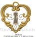 Vintage Heart Keyhole Machine Embroidery Design (instant Download) - Etsy