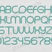 Diamonds Embroidery Font - Machine Embroidery Design - Numbers ...