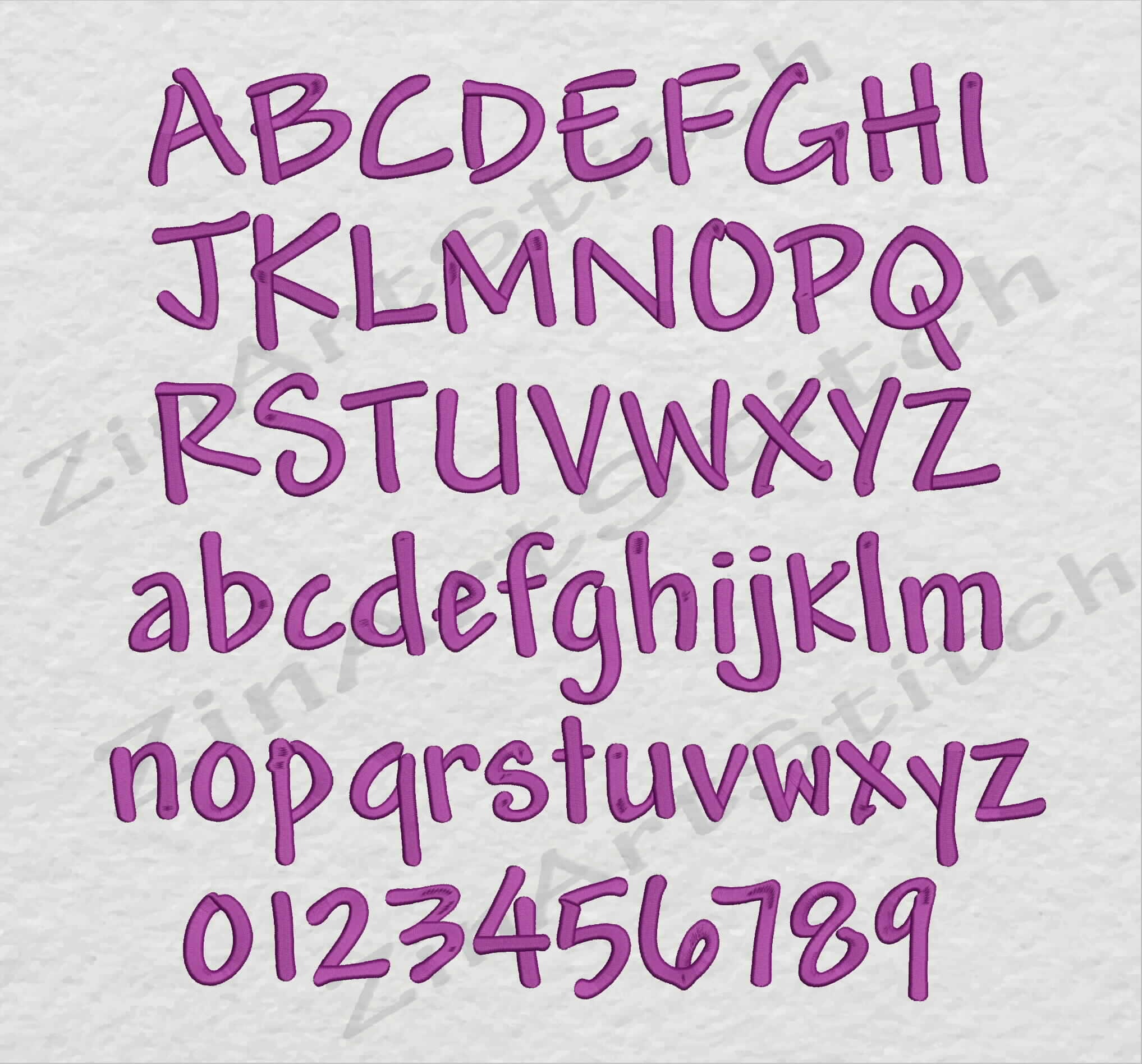 Andy Embroidery Font Machine Embroidery Design Instant Download ...