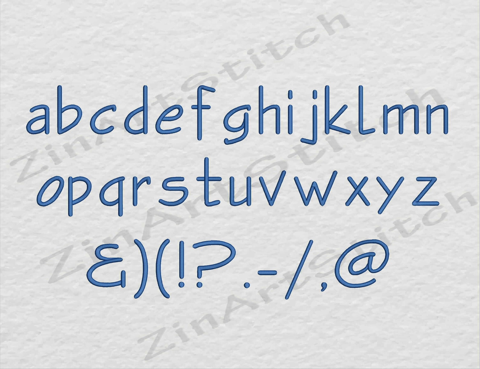 Enviro Embroidery Font - Machine Embroidery Design - Punctuations and ...