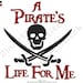 A Pirate's Life for Me Machine Embroidery Design Skull Saings ...