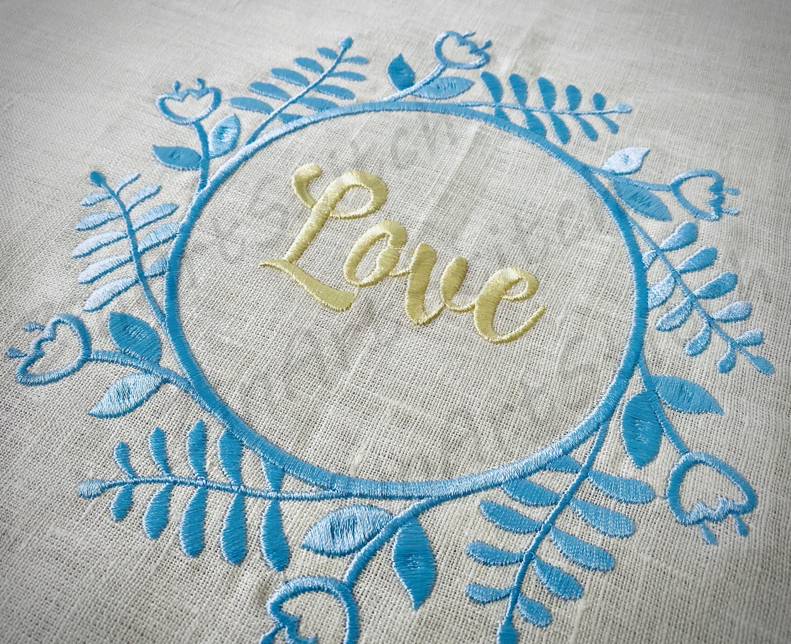 Floral Frame Embroidery Design, Monogram Border (digital Download) - Etsy
