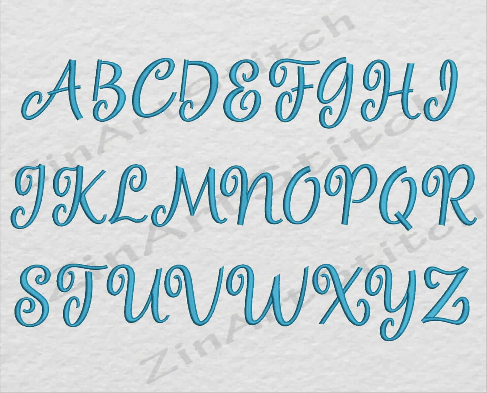 Bluebell Embroidery Font Machine Embroidery Design Instant - Etsy