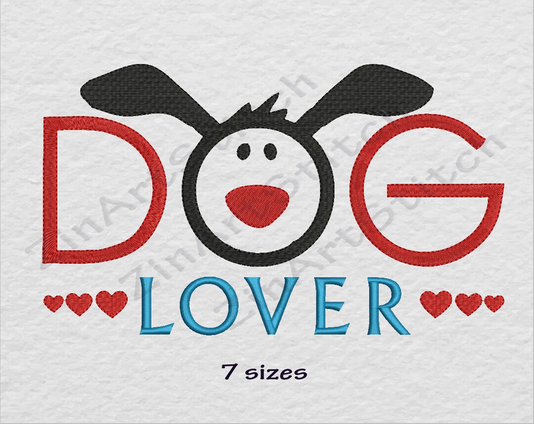 Dog Lover Embroidery Design Saying Embroidery Machine Instant Download ...