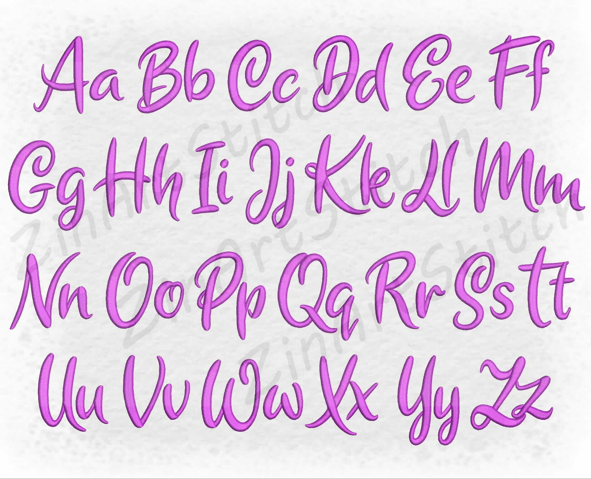 Edelweiss Embroidery Font Machine Embroidery Design Instant Download ...