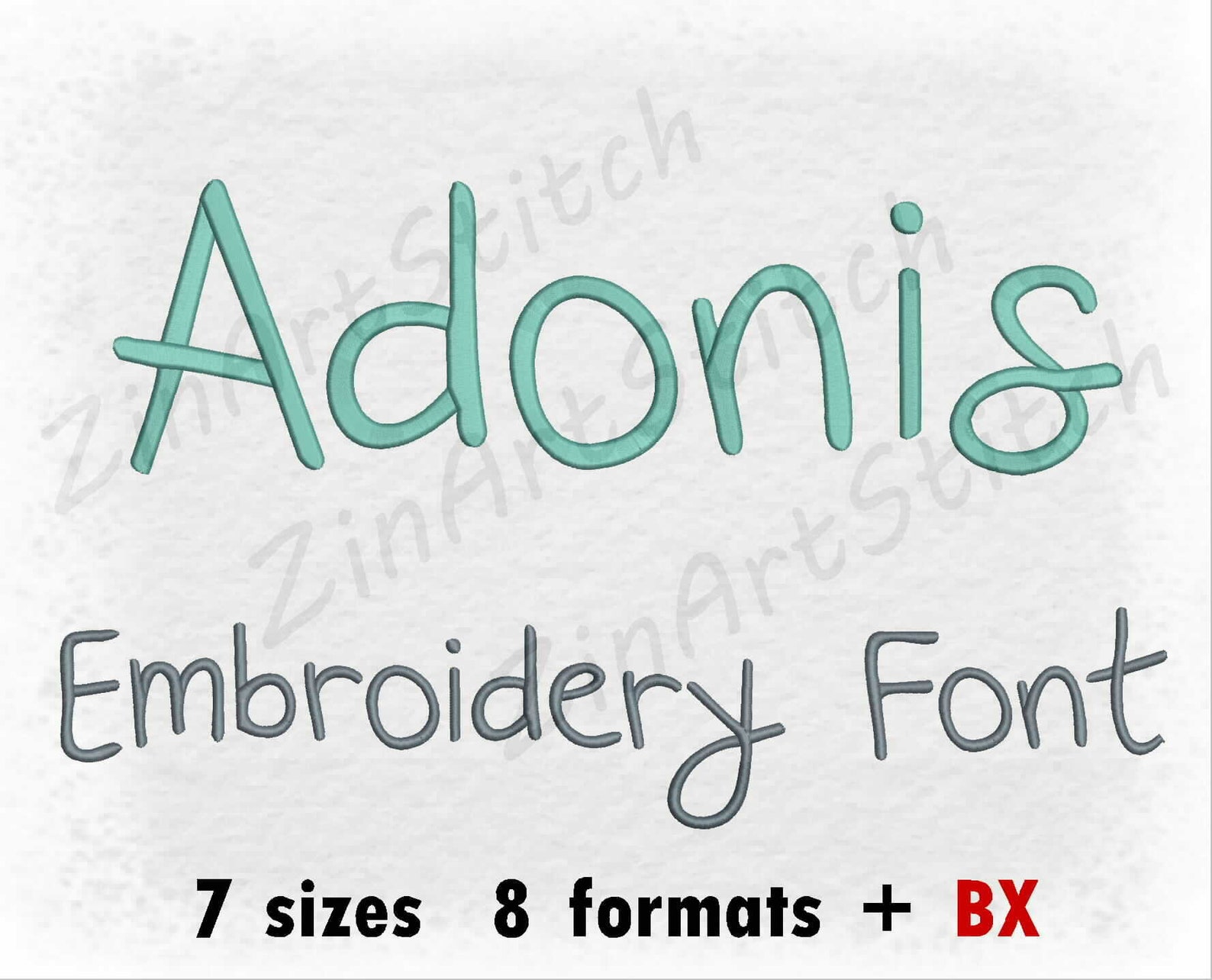 Adonis Embroidery Font Machine Embroidery Design Numbers - Etsy