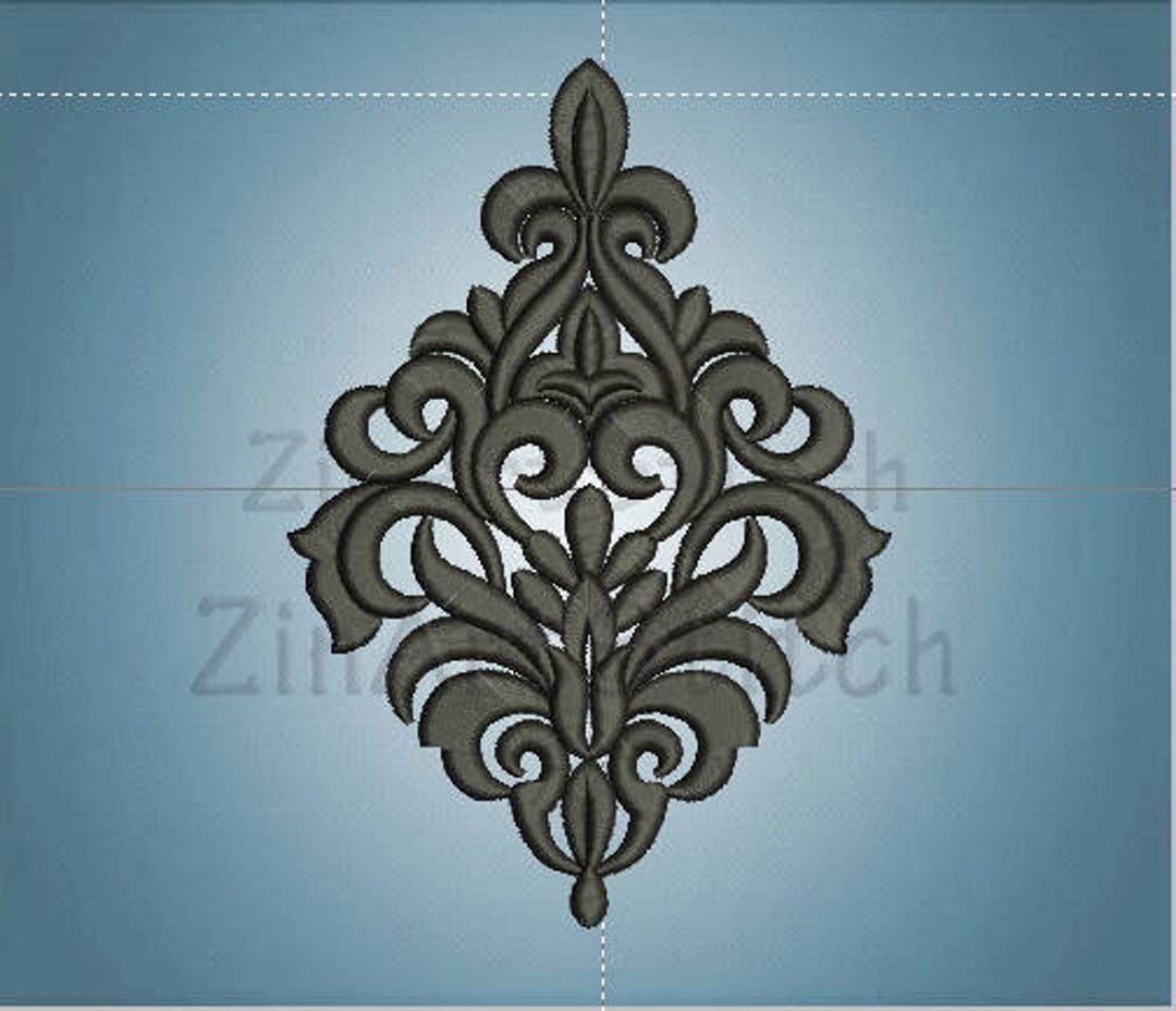 Ornamental Elegant Decor Machine Embroidery Design Instant Download 8 ...