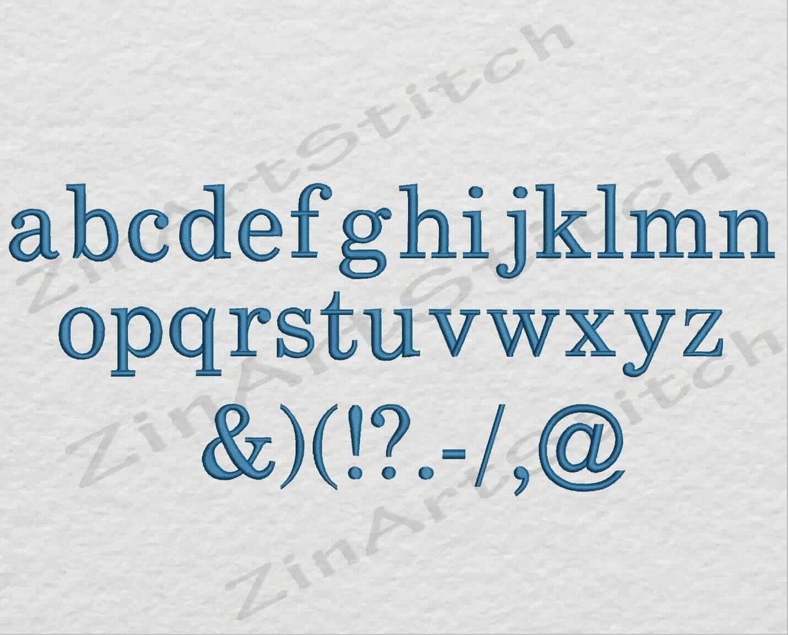 School Book Embroidery Font Machine Embroidery Design Instant | Etsy