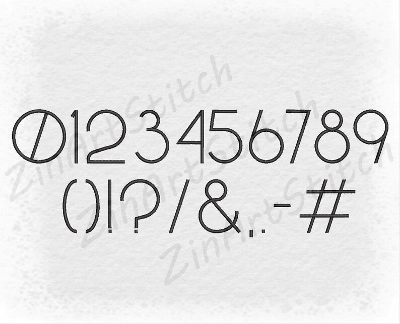 Mochi Embroidery Font - Machine Embroidery Design - Punctuations and ...