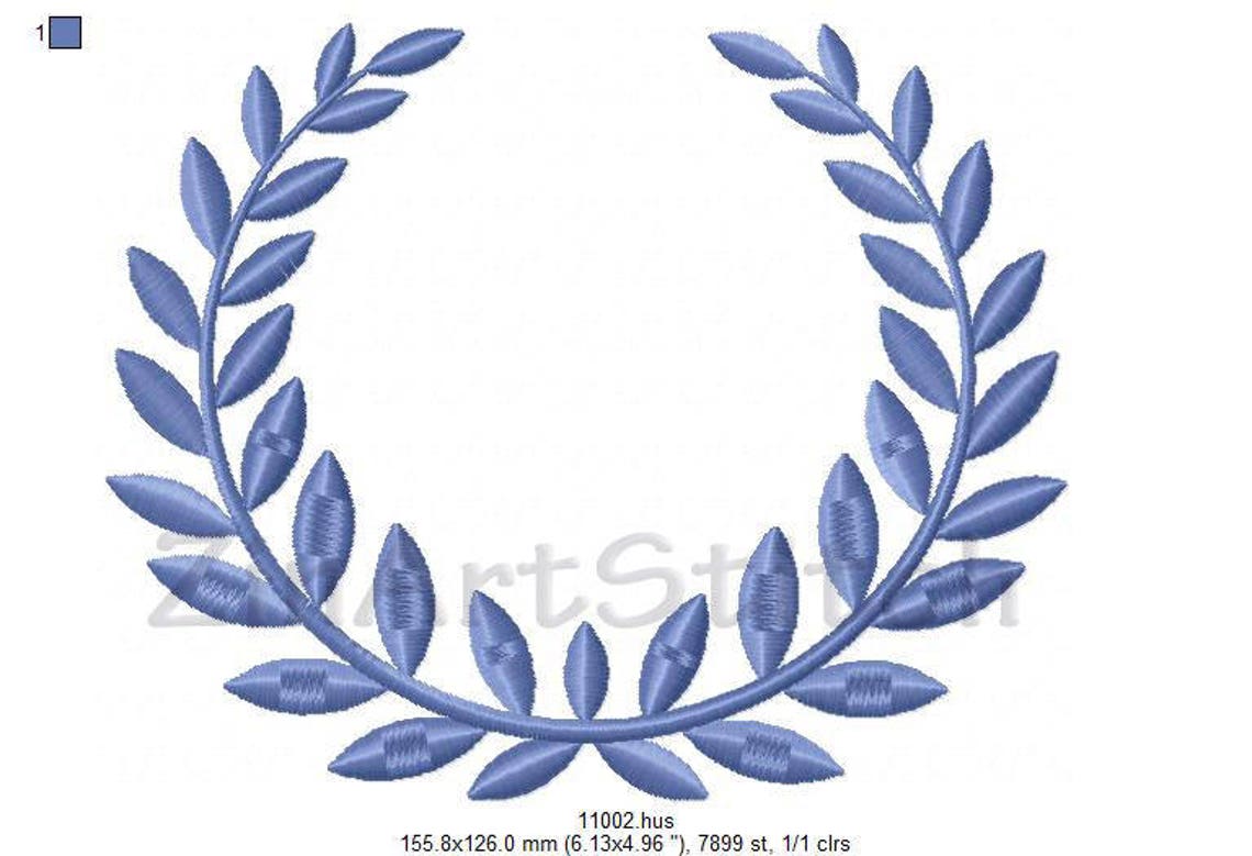 Monogram Border Embroidery Design Frame Border Embroidery | Etsy