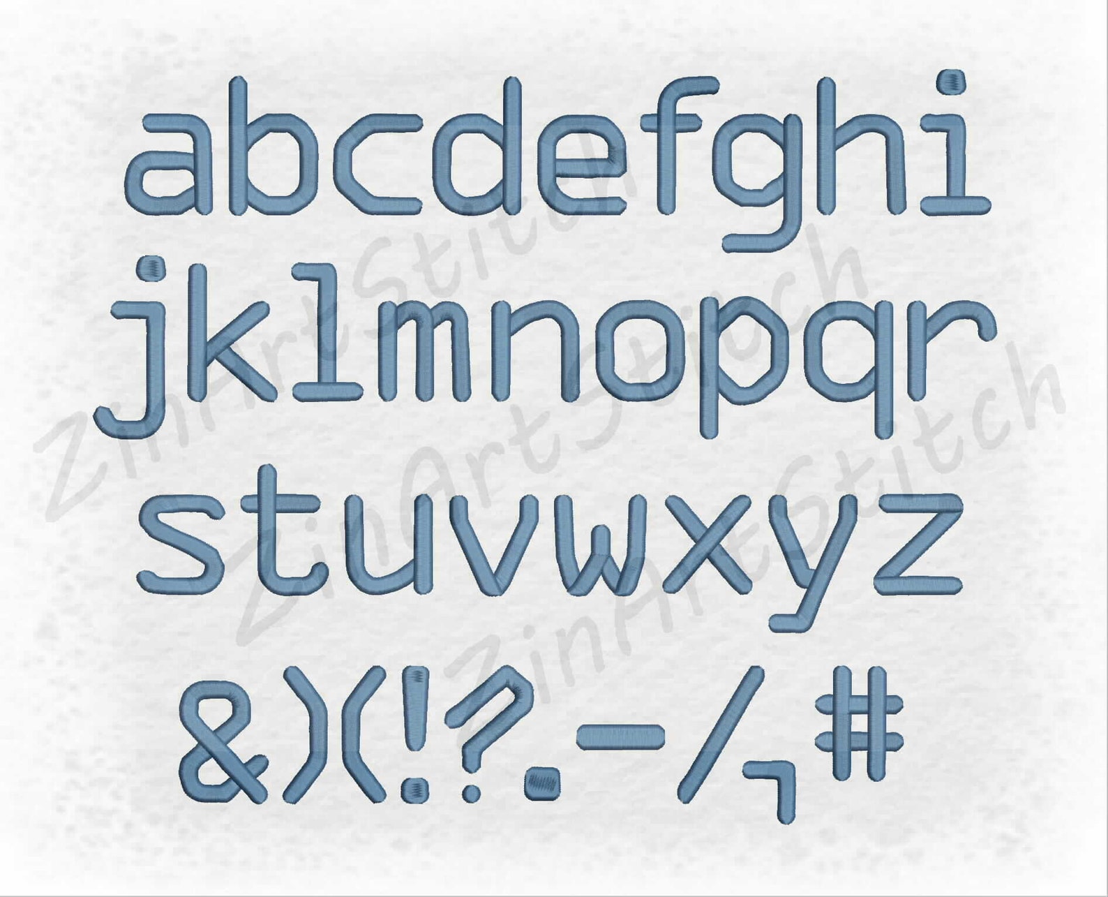 Microscan Embroidery Font Machine Embroidery Design Instant | Etsy