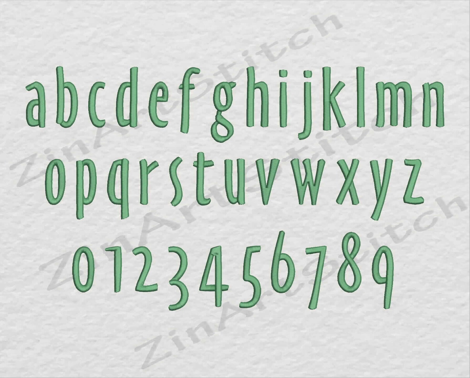 Handicraft Embroidery Font Machine Embroidery Design Instant - Etsy