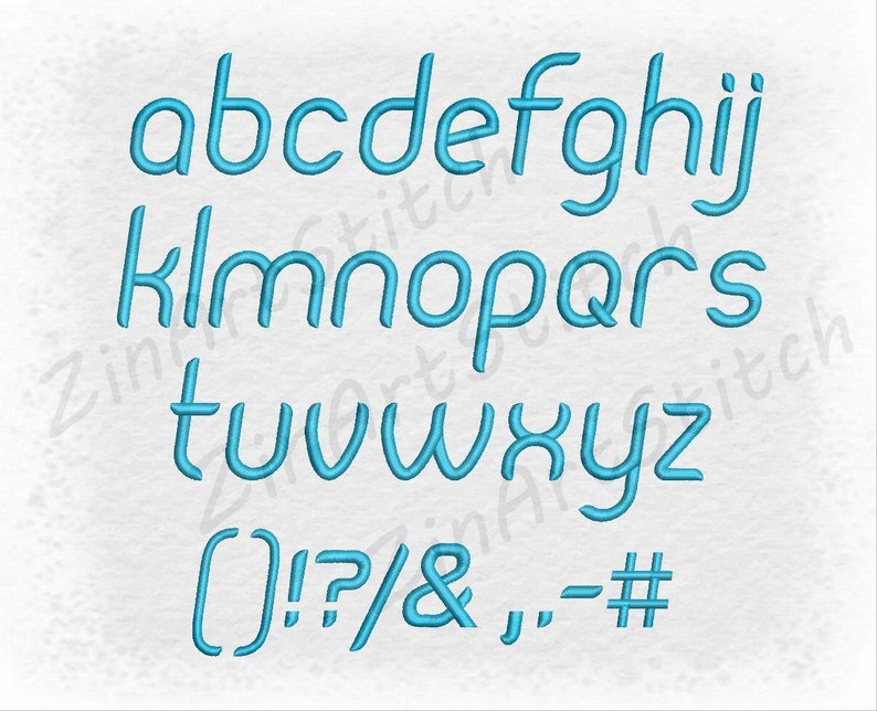 Pathway Embroidery Font Machine Embroidery Design Instant | Etsy