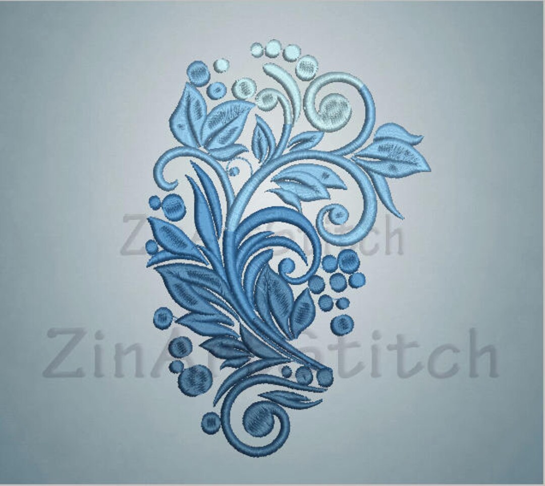Ornamental Elegant Decor Machine Embroidery Design Instant Download 8 ...
