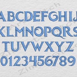 Embroidery Font - Machine Embroidery Design - Instant Download - 6 ...