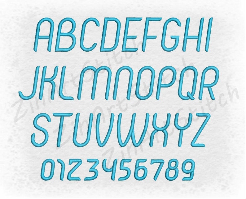 Pathway Embroidery Font - Machine Embroidery Design - Punctuations and ...