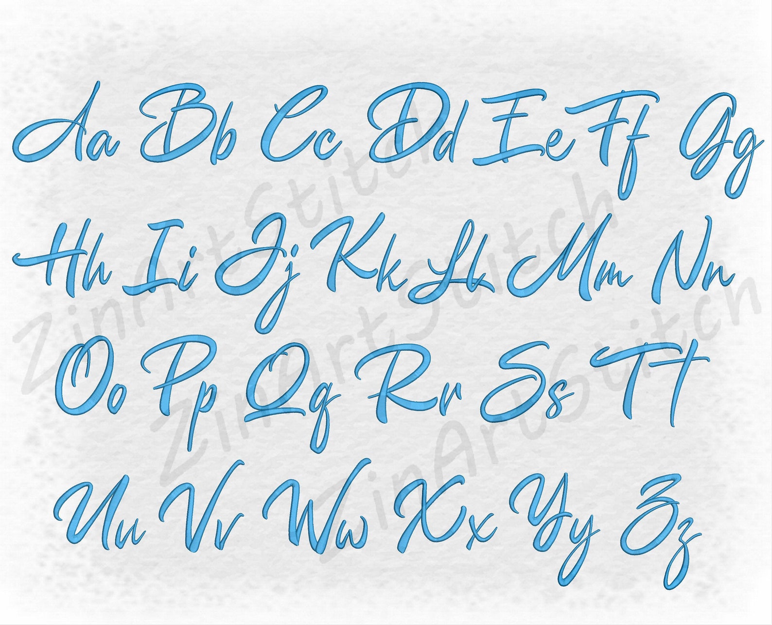 Stefania Embroidery Font - Machine Embroidery Design - Punctuations and ...