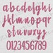 Fuchsia Embroidery Font Machine Embroidery Design Instant Download ...