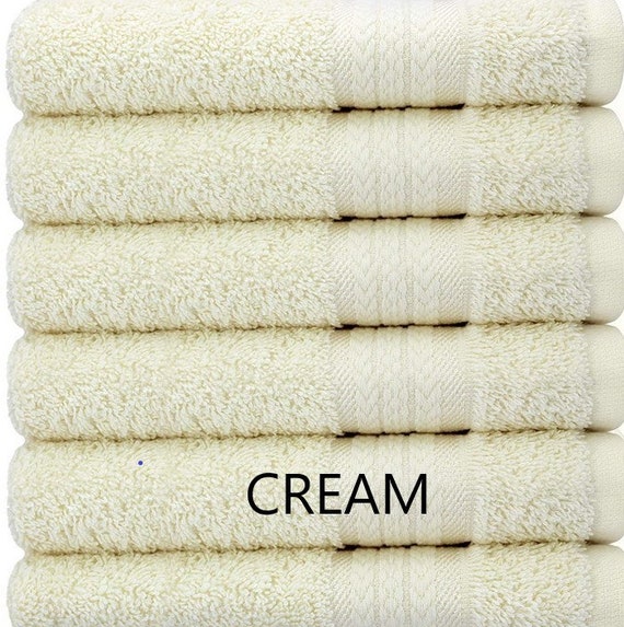 Cream colored bath towels store