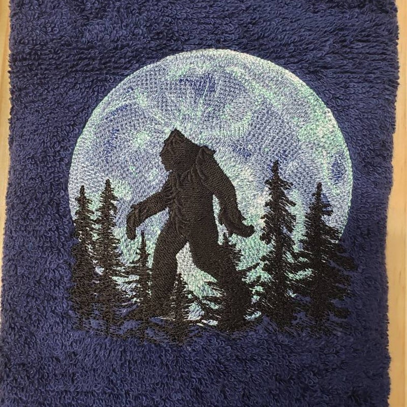 Sasquatch Embroidery - Etsy