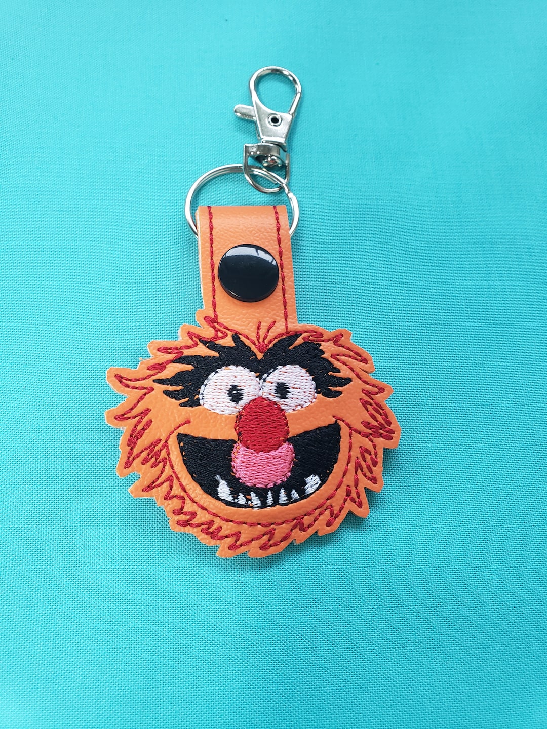 Muppets Animal Inspired Vinyl Keychain Snap Tab - Etsy