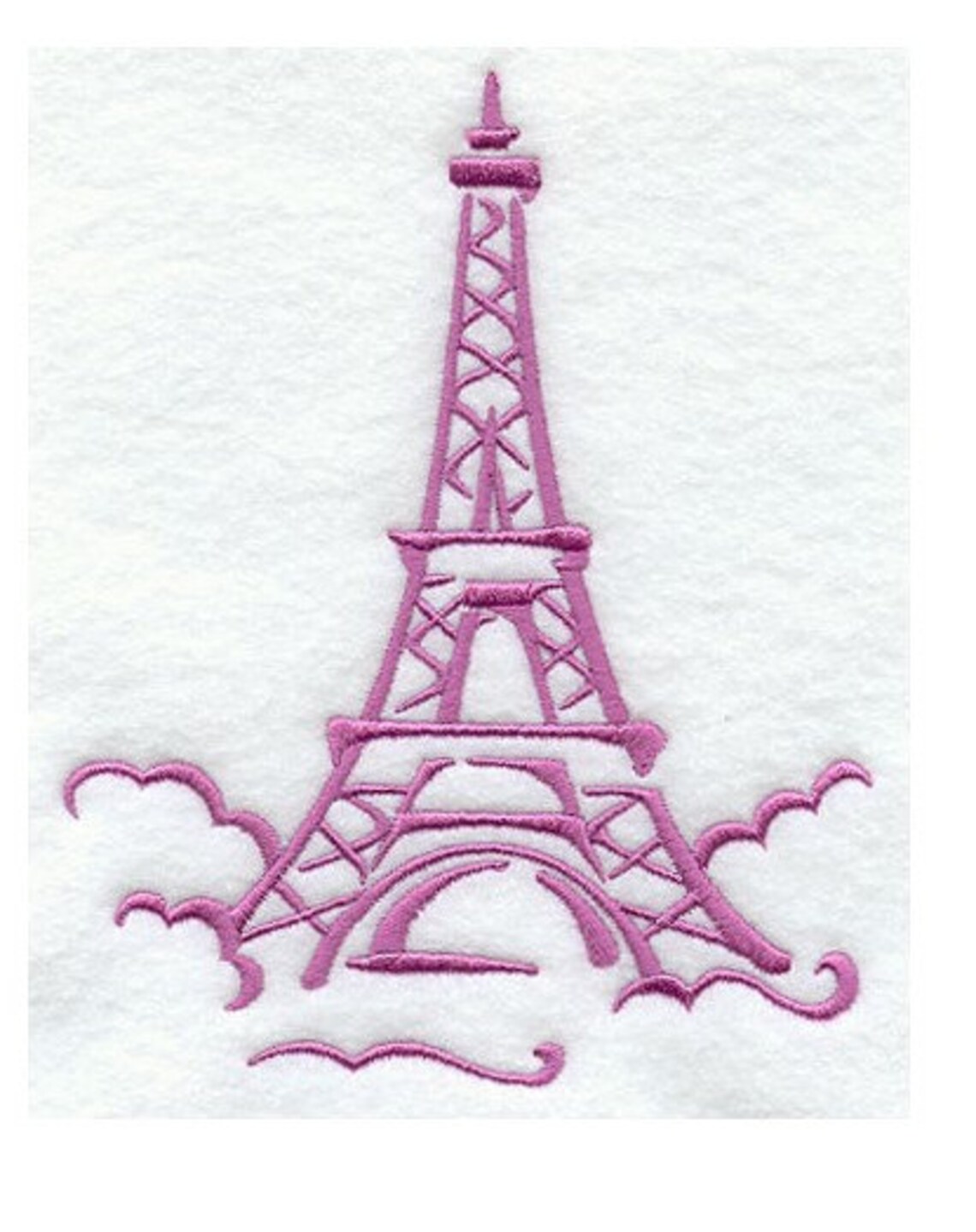 Paris Eiffel Tower Hand Towel Set Custom Embroidered - Etsy