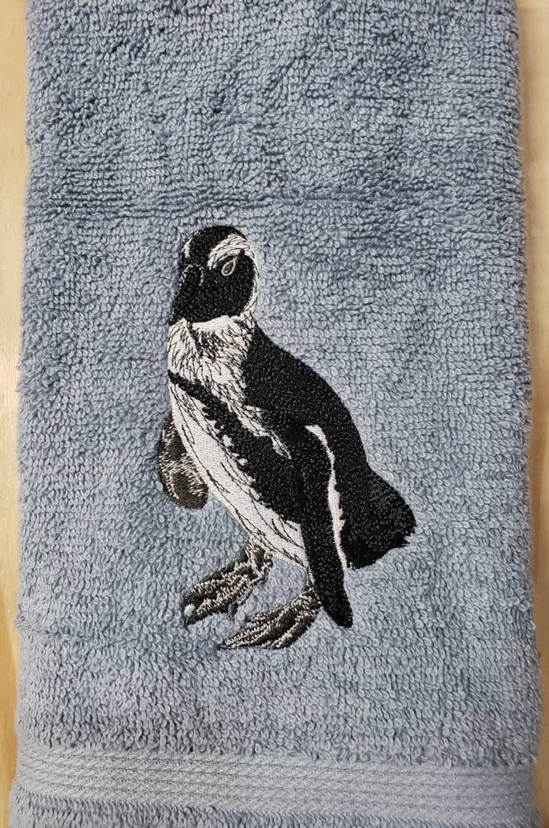 Unique Penguin Zoo Wildlife Animal Bathroom Hand Towel Set Custom ...