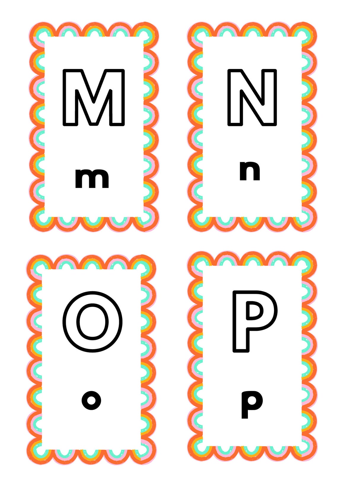 Matching Game / Pairs / Alphabet Learning Flash Card Matching Game With ...