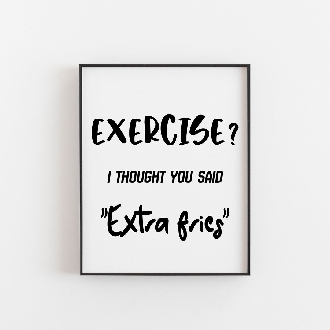 Gym Lover Gift, Home Gym Gift, Funny Gym Quote, Gym Workout Quote ...