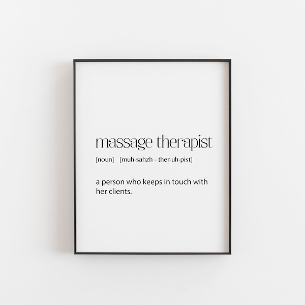 Massage Wall Art - Etsy