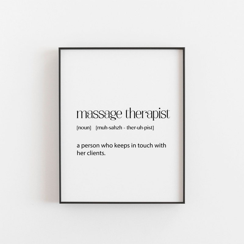 Massage Wall Art - Etsy