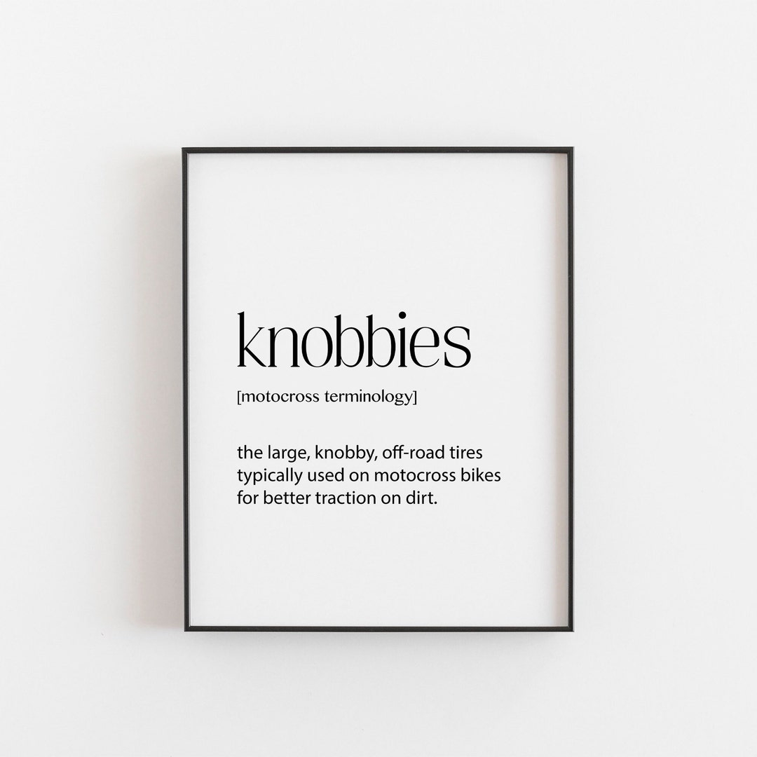Motocross Wall Art, Knobbies, Dirt Bike Print, Motocross Print ...