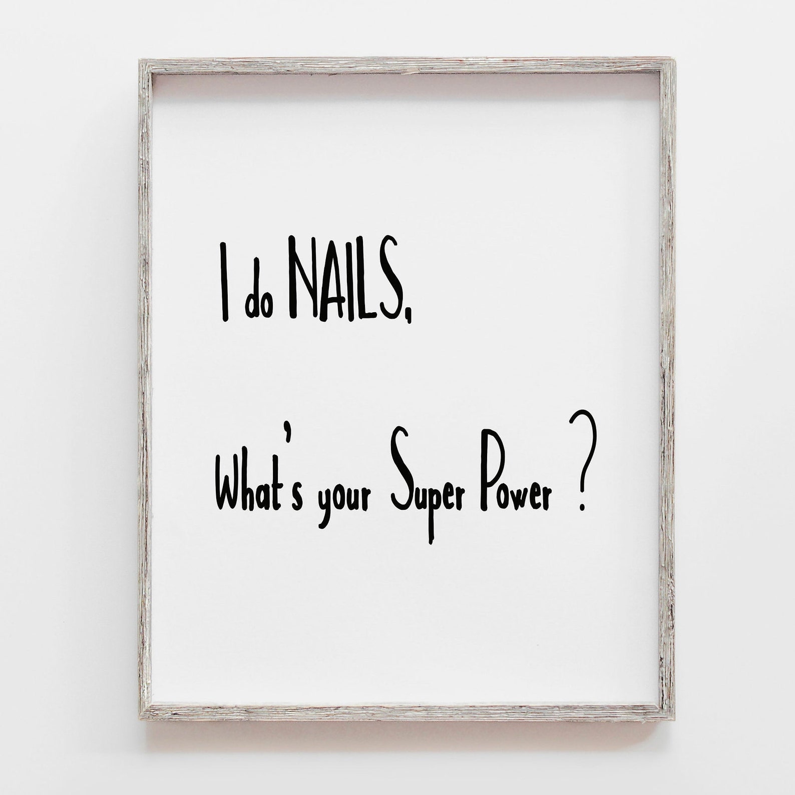 Nails Decor Nail Poster Beauty Salon Decor Nail Technician - Etsy UK