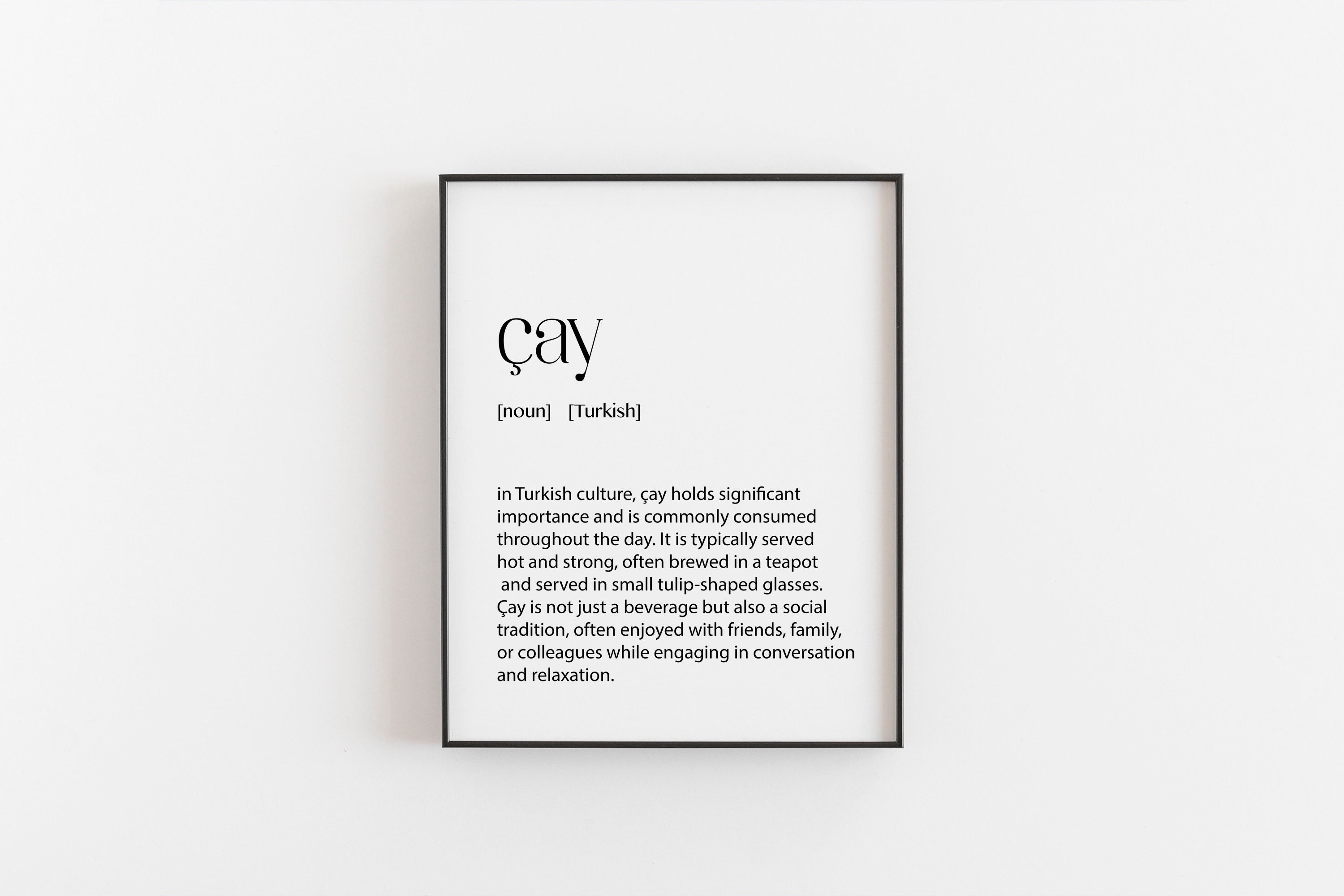 Turkish Çay Print, Tea Poster, Çay Poster, Çay Wall Decor, Çay Sign ...