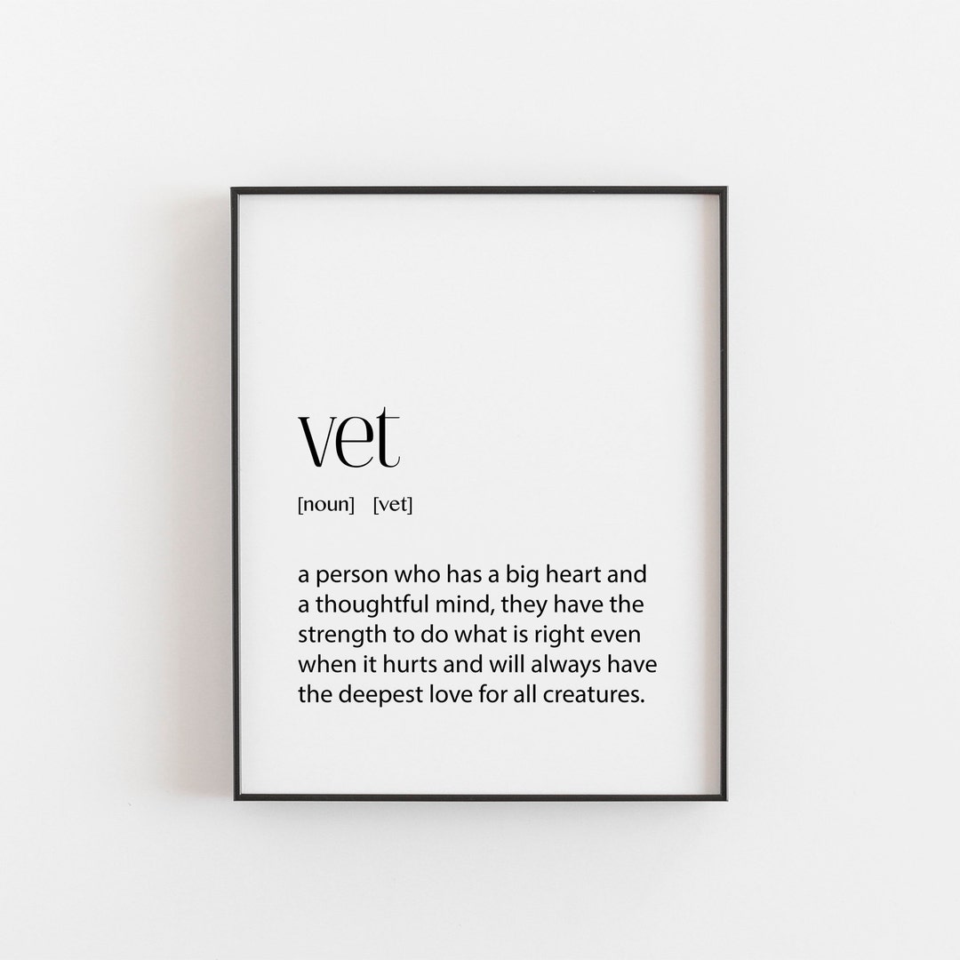 Veterinarian Gift, Vet Gift, Veterinary Decor, Downloadable Art, Vet ...