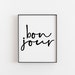 Bonjour Print - French Inspired Wall Art - Hello Greeting - France ...