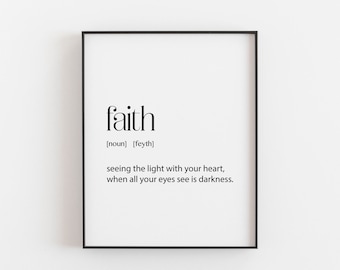 Faith Wall Art - Etsy