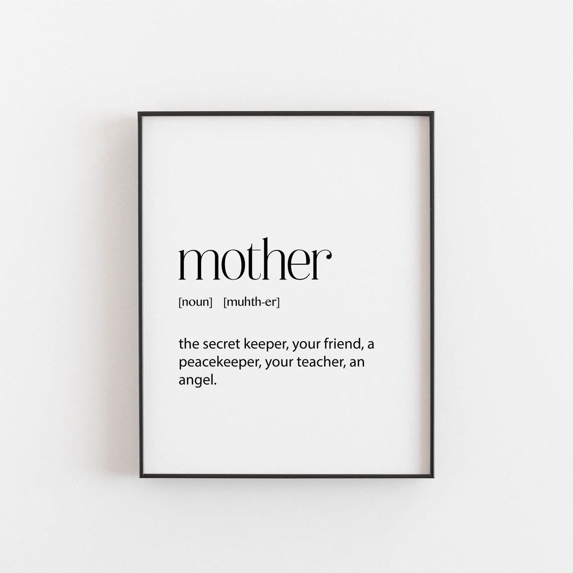Mother Gift | Mom Printable Gift | Mom Digital Download | Gift for ...